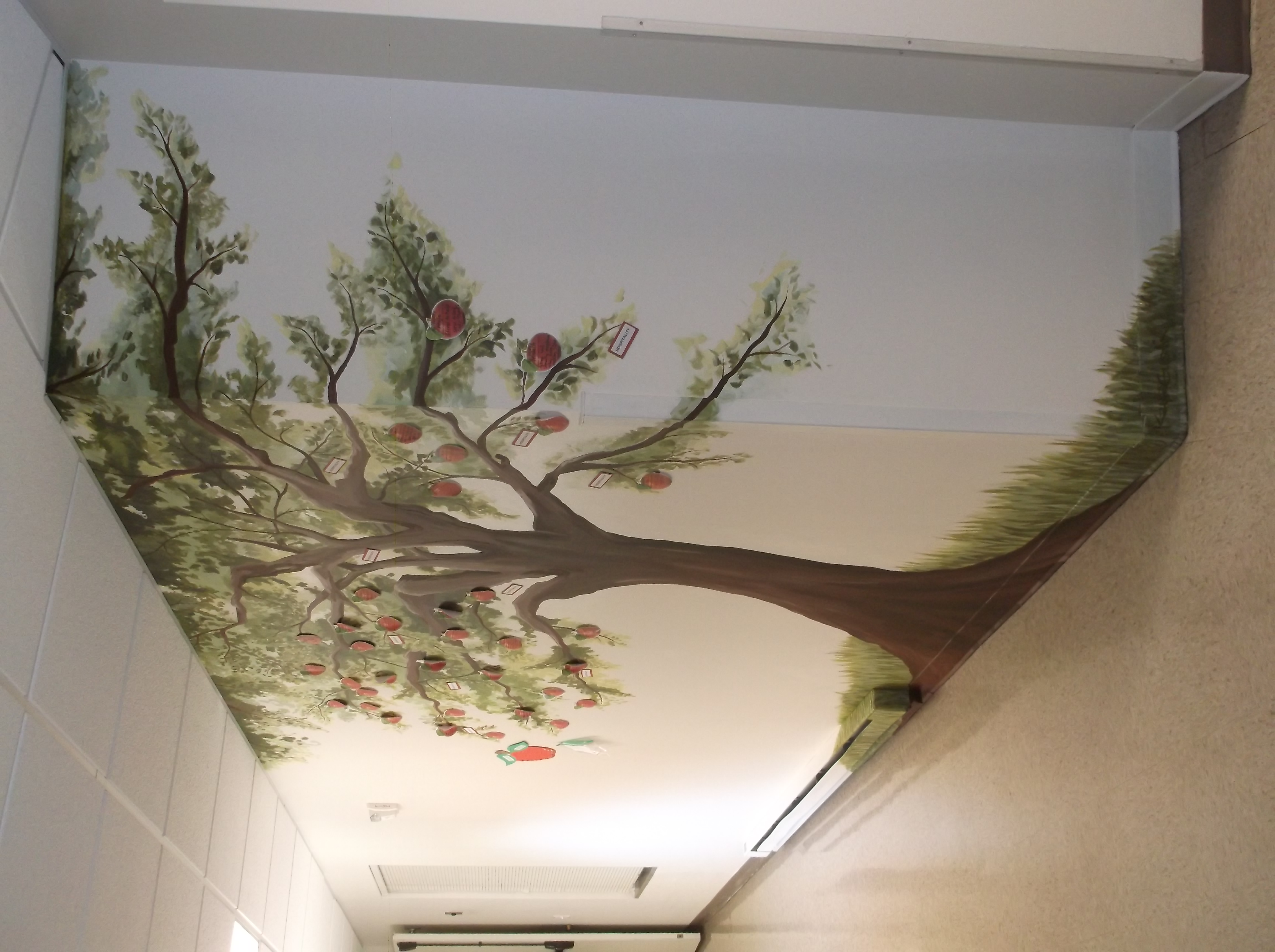 Tree Mural with Apples - Saint Benedict's Monastery