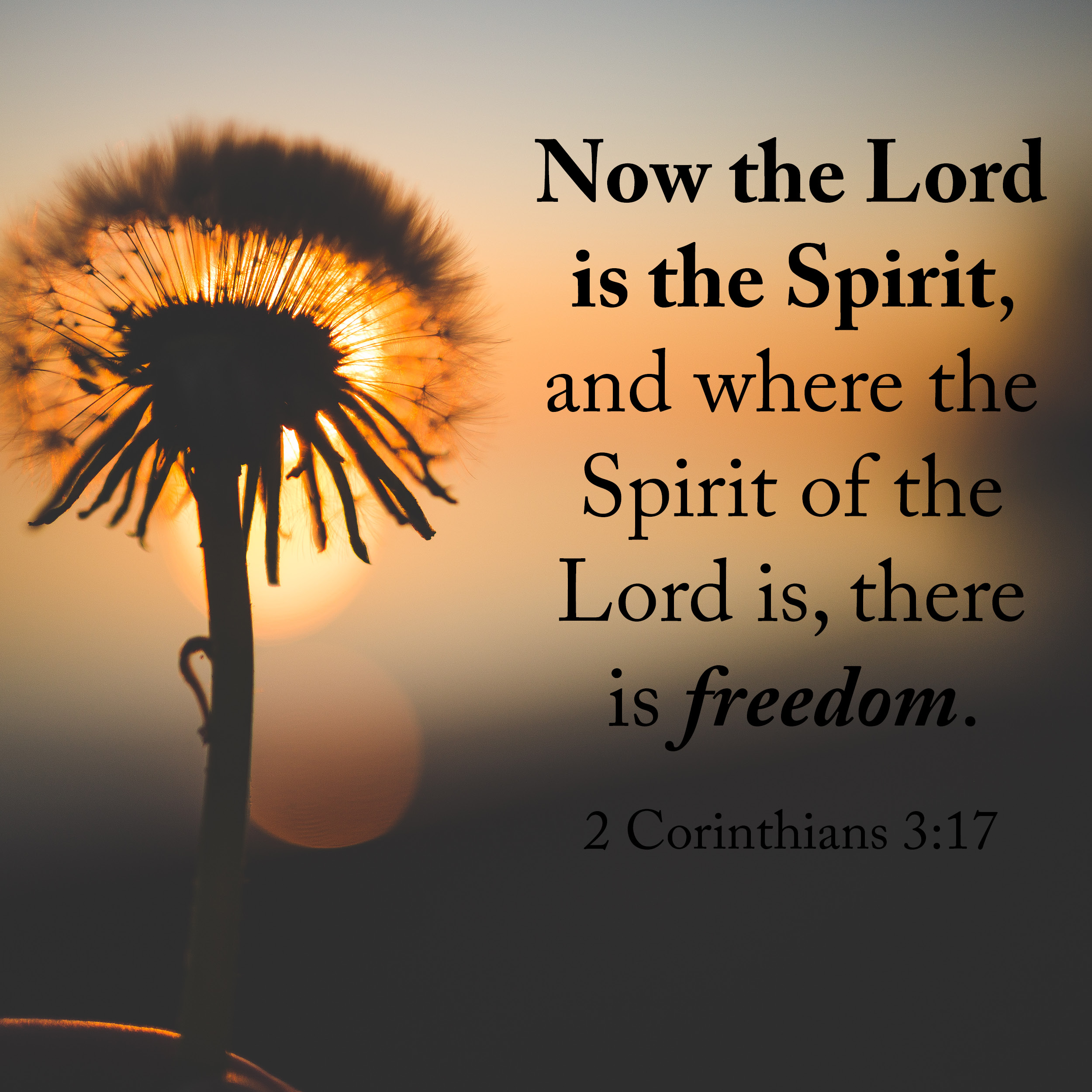 2 Corinthians 3:17 - Saint Benedict's Monastery